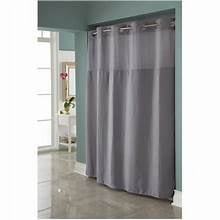Hookless Dobby Pique Shower Curtain with Peva Liner, 71 X 74 frost grey ...