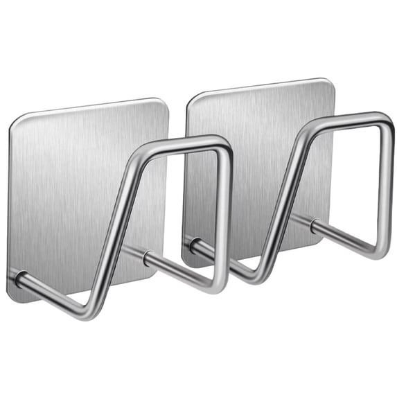 Hooks 2 Pack Stainless Steel Self Attaching Sponge Holder for Kitchen ...