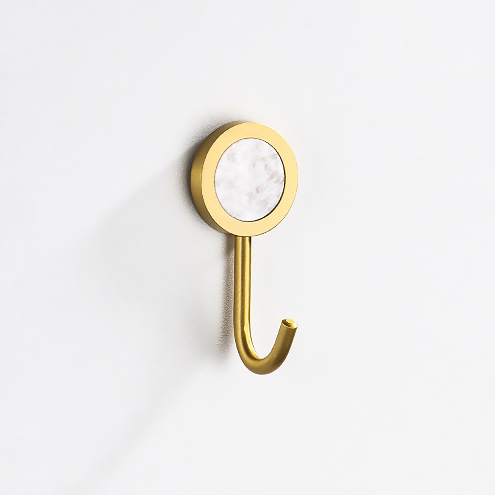 Hooks! Coat Hook Wall Mounted Round Robe Hook Brushed Gold Towel Hook ...