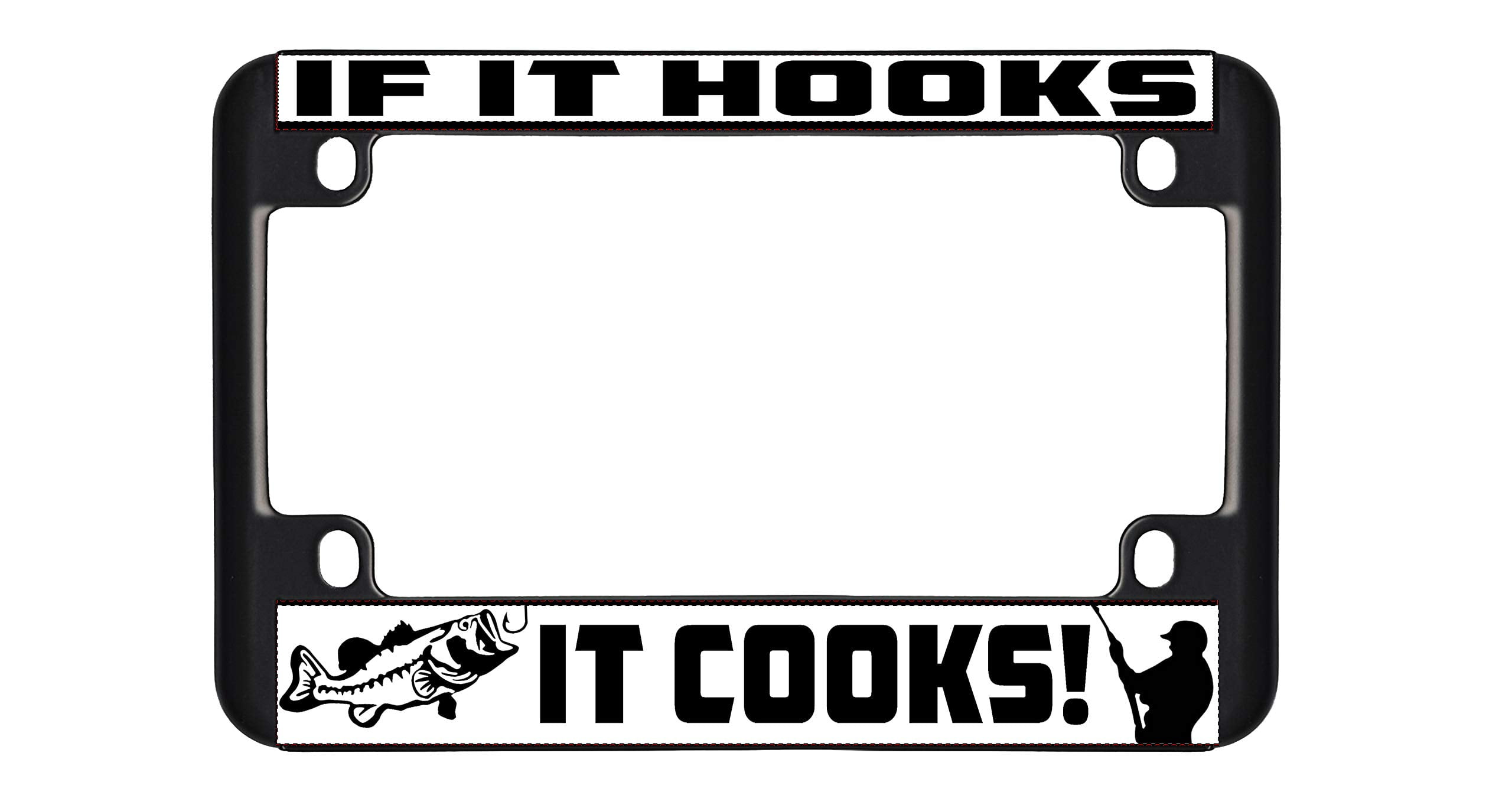 If It Hooks It Cooks Design Heavy Duty Quality Metal Motorcycle Metal ...