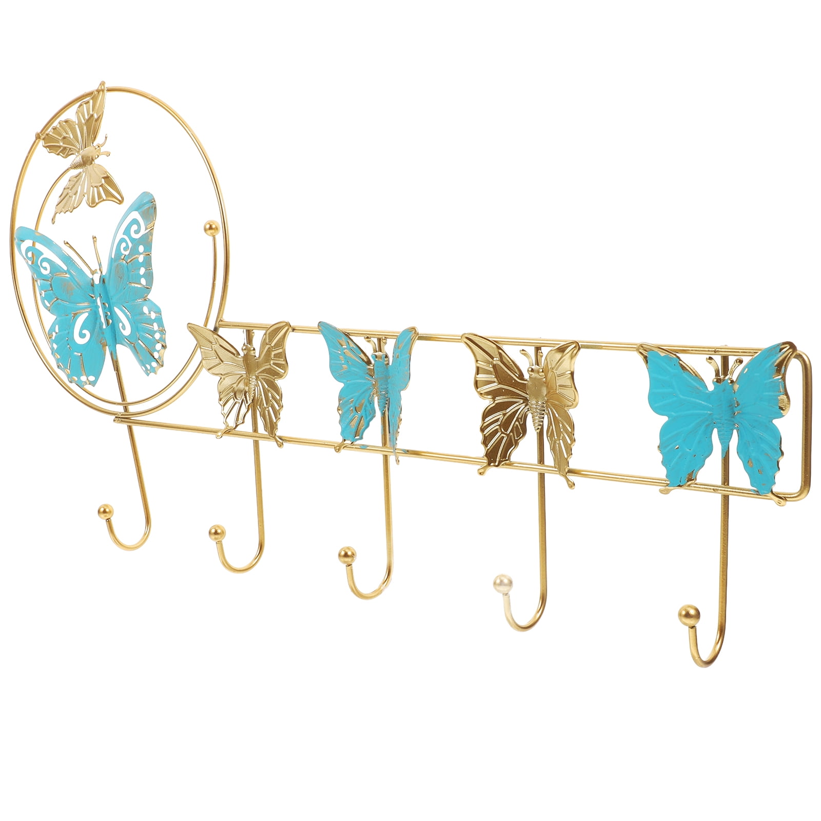 Hooks Decorative Wall Prop Belt Punch-free Clothes Hanger Shelves Wall ...