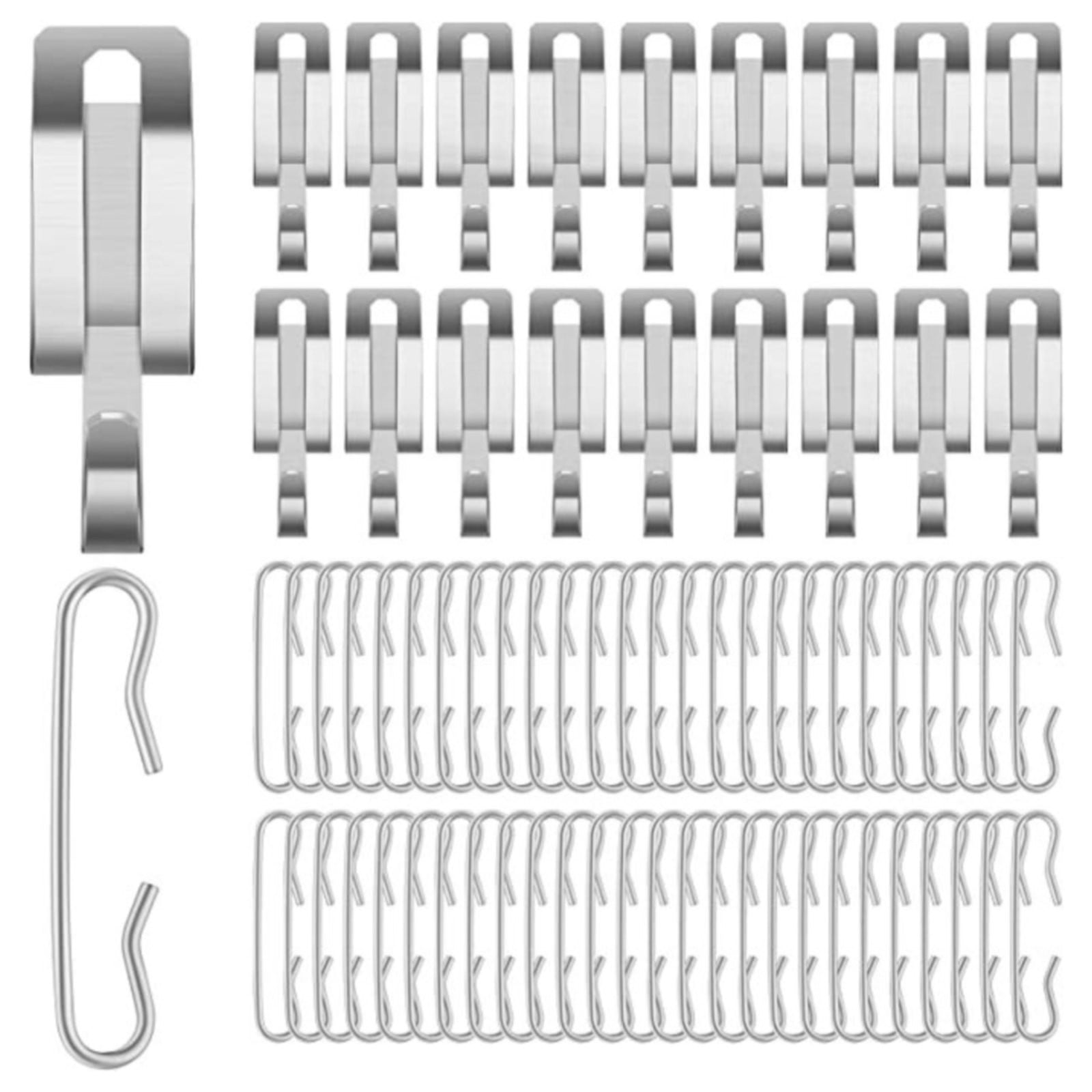 Hooks Moxweyeni 48 Pieces Heat Cable Roof Clips Gutter Clips .8" De ...