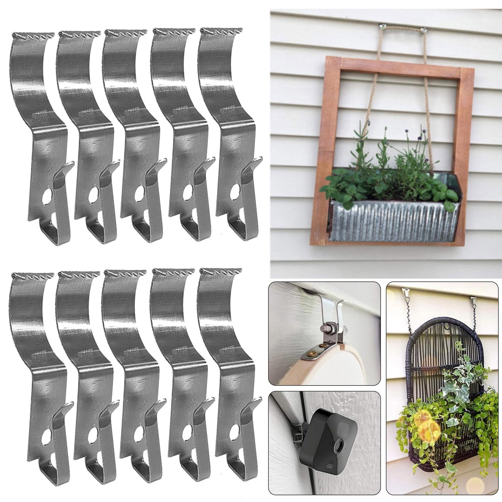 Hooks for Siding, 2024 New Siding Hooks for Hanging Outdoor for Heavy ...