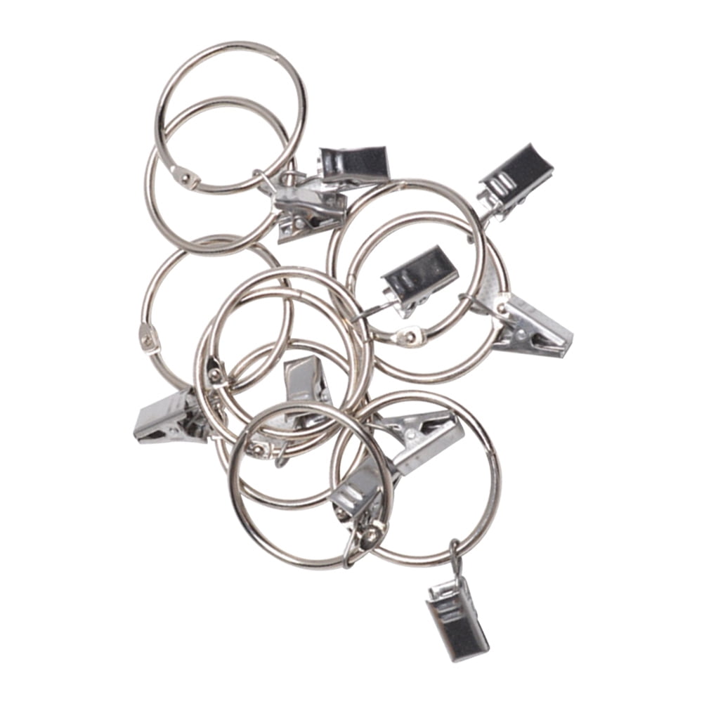 UKCOCO Strong Curtain Clips Grip for Indoor Use 40Pcs Silver Stainless ...