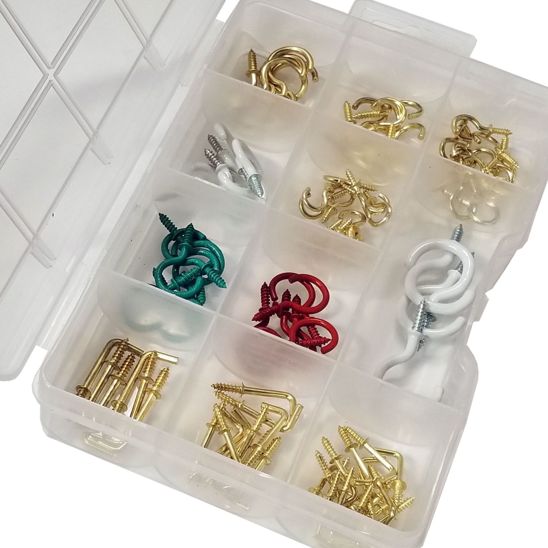 Heavy Duty Hanging Hooks Assortment for Coats, Towels, Lights, Clothes ...
