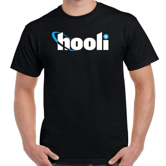 Hooli Logo New Black Shirt - Walmart.com