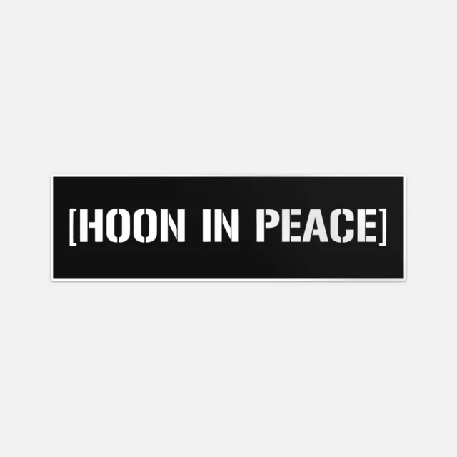 Hoon In Peace Ken Block Memorial Sticker Phone Decal Water Bottle ...