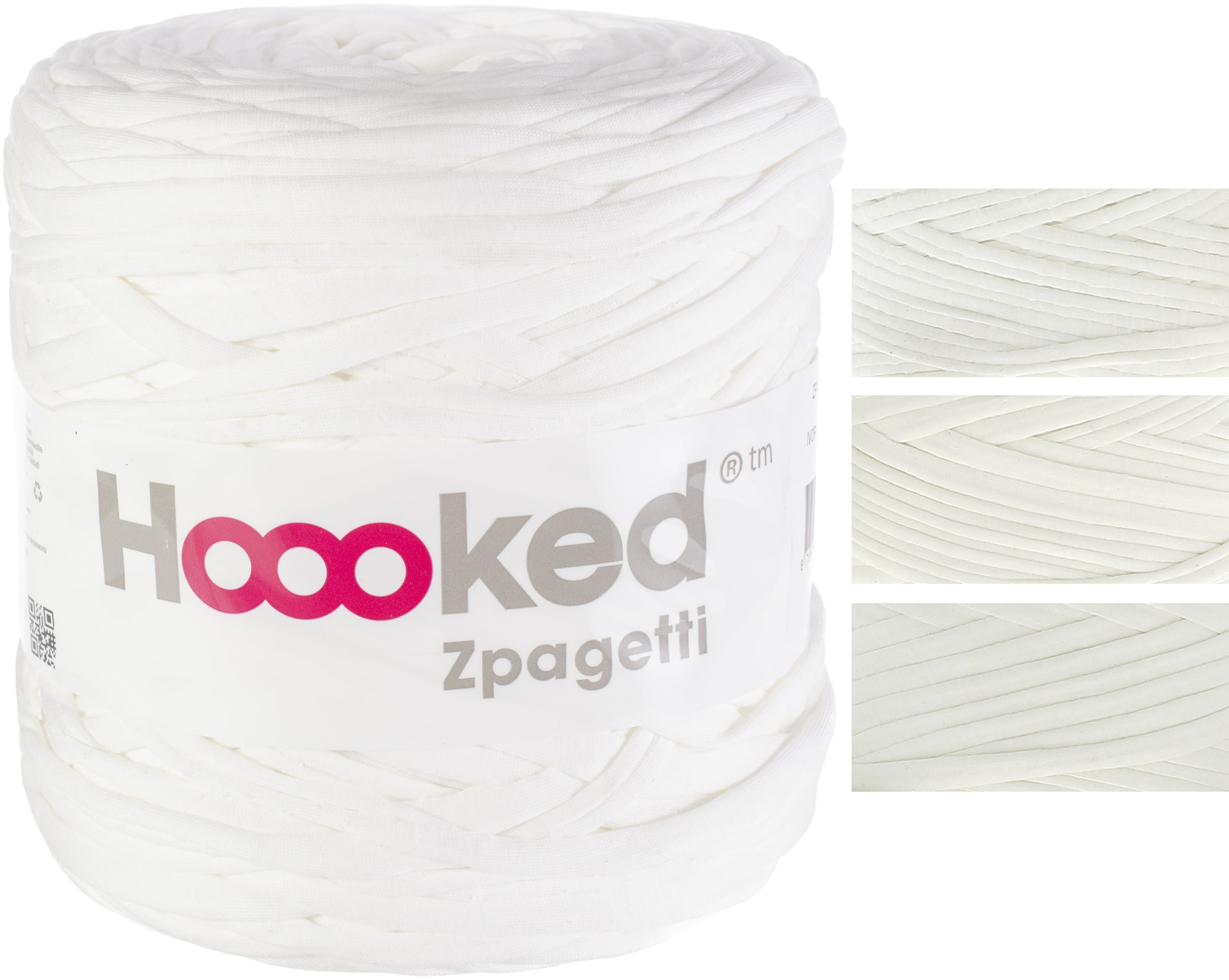 Hoooked Zpagetti Yarn-Ivory White - Walmart.com