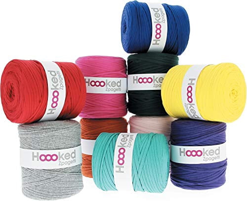 Hoooked Zpagetti Yarn Set 10/Skeins, Funimix - Walmart.com