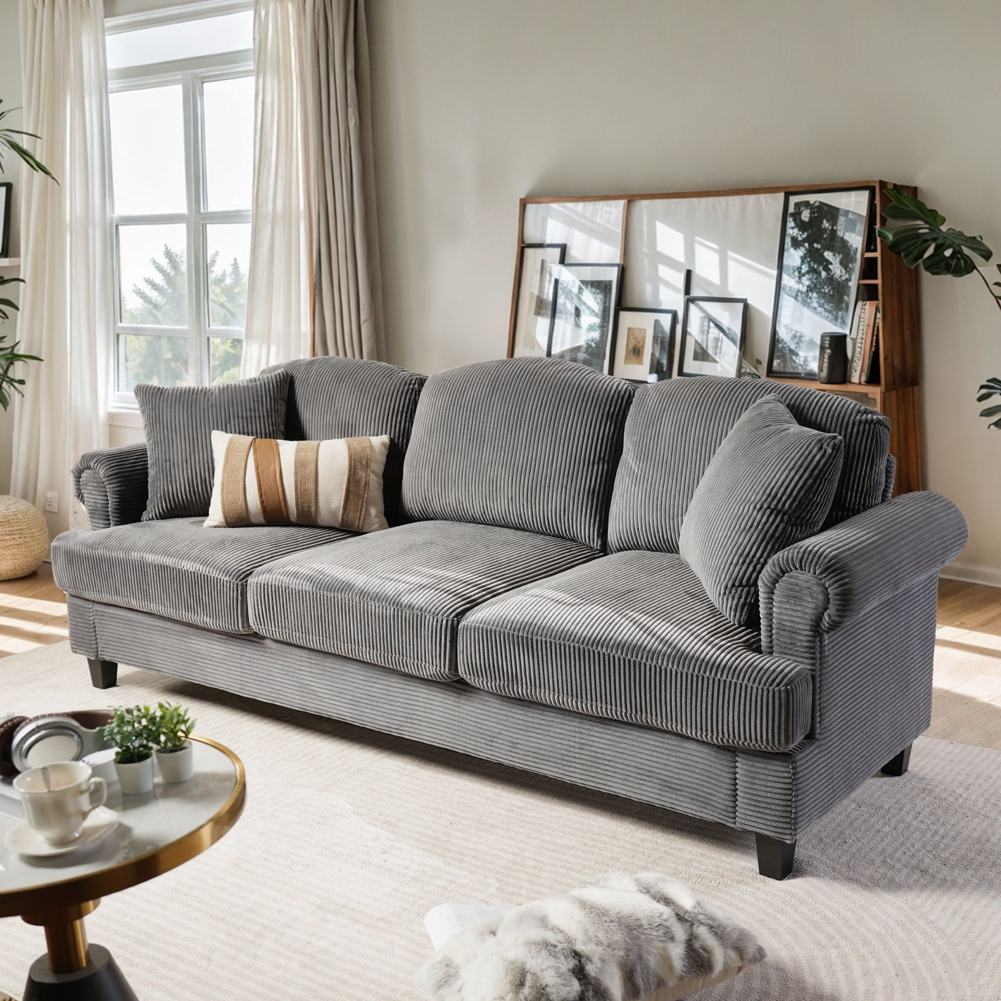 Customer reviews for Hooowooo 91" Cloud Sofas Couches, Modern 3 Seater ...