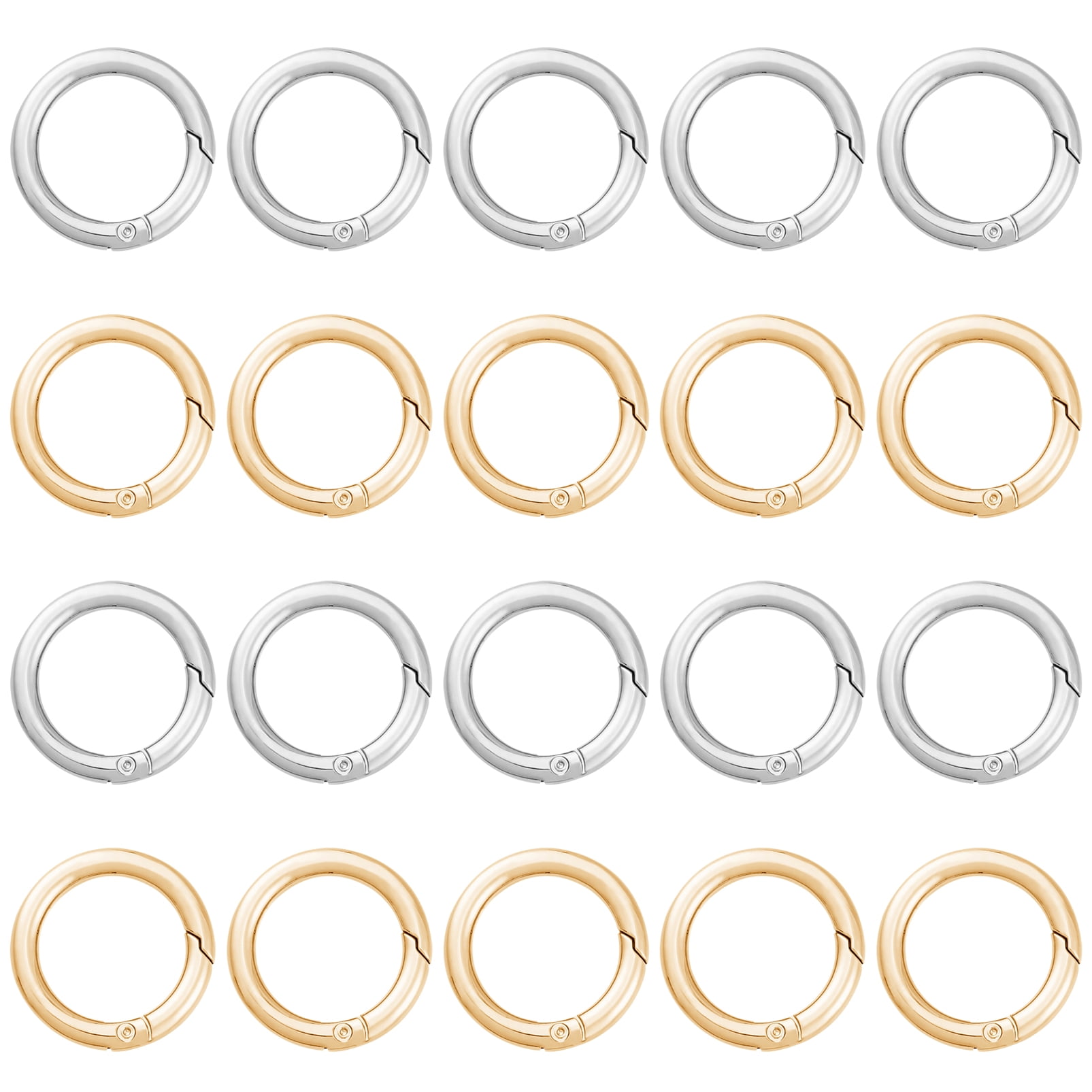 Hoop Keychain Stainless Steel Key Chain Rings Metal Hoops for Crafts or ...