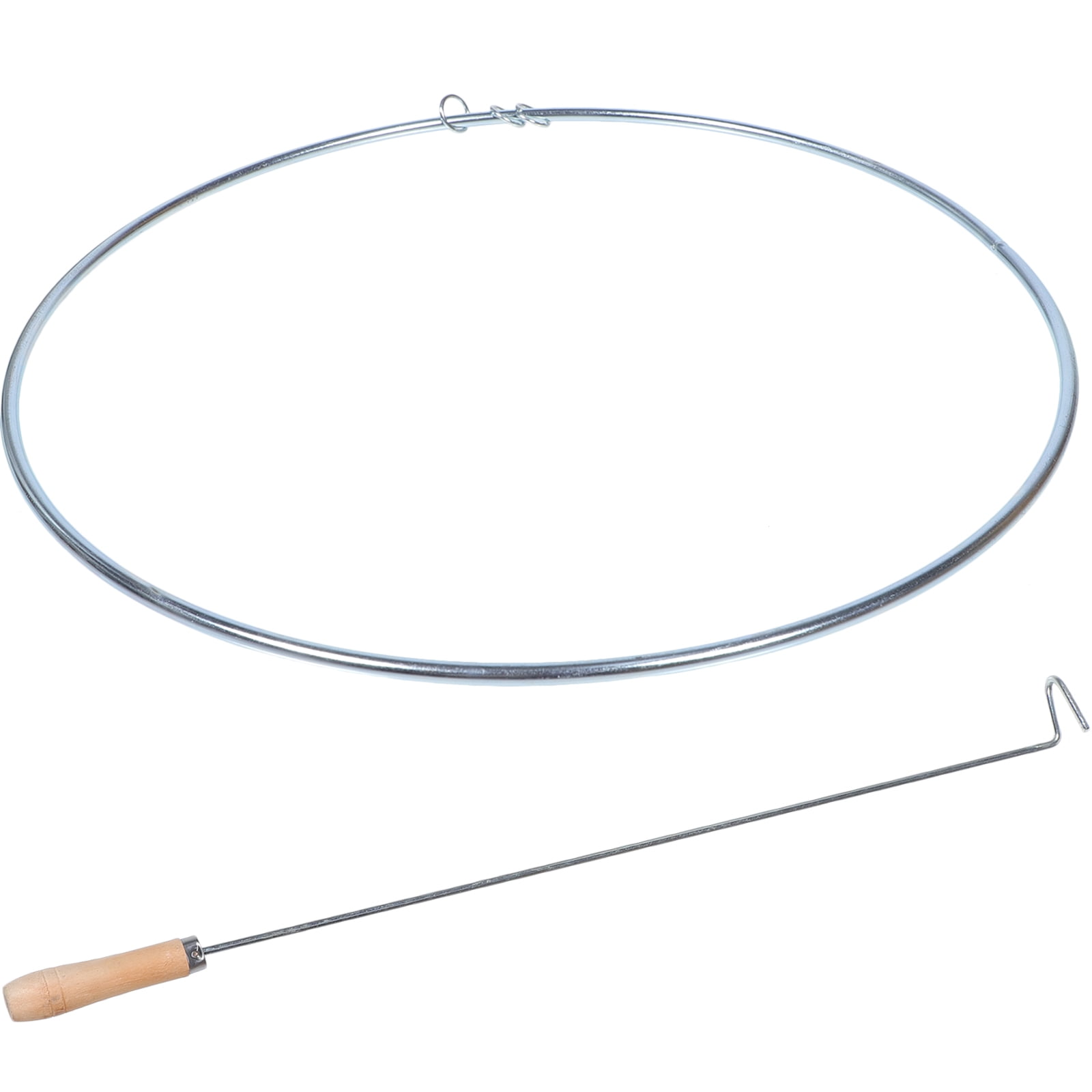 Hoop Toy Kids Playset Outdoor Toys Hand Push Plaything Iron Circle ...