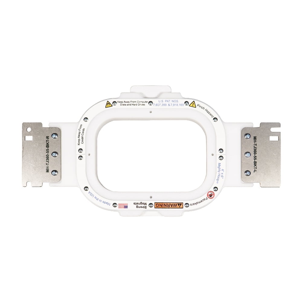 HoopMaster Magnetic Hoops 4x6" Mighty Hoop Embroidery Hoops for BAi ...