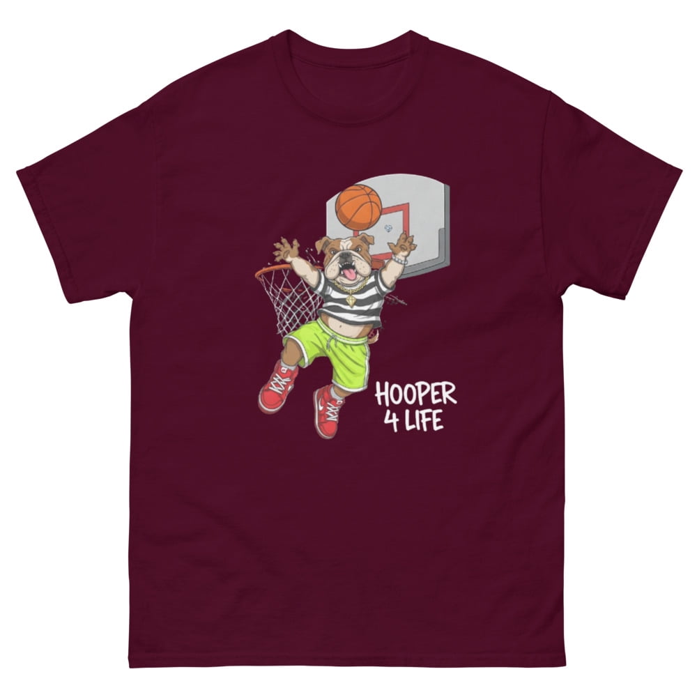 Hooper 4 Life Bulldog Unisex classic tee (Maroon, 3XL) - Walmart.com