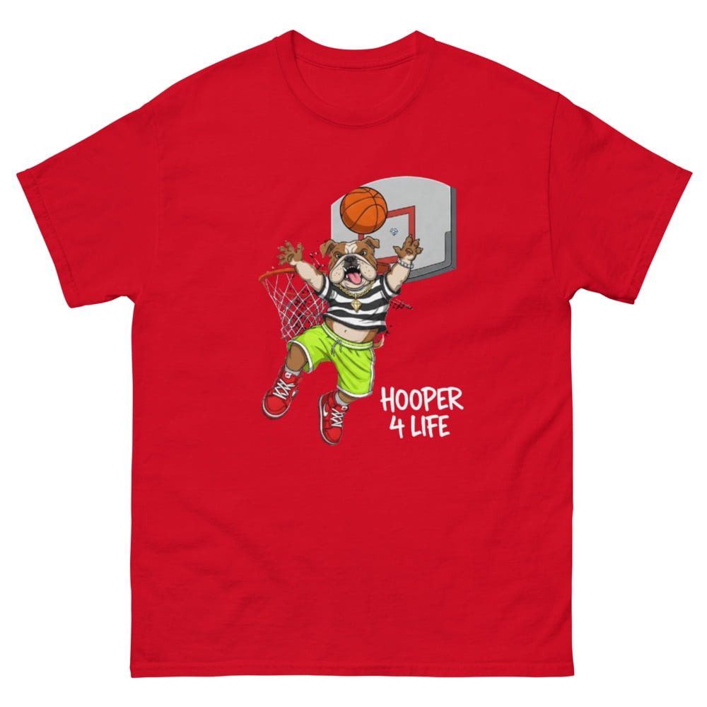 Hooper 4 Life Bulldog Unisex classic tee (Red, XL) - Walmart.com