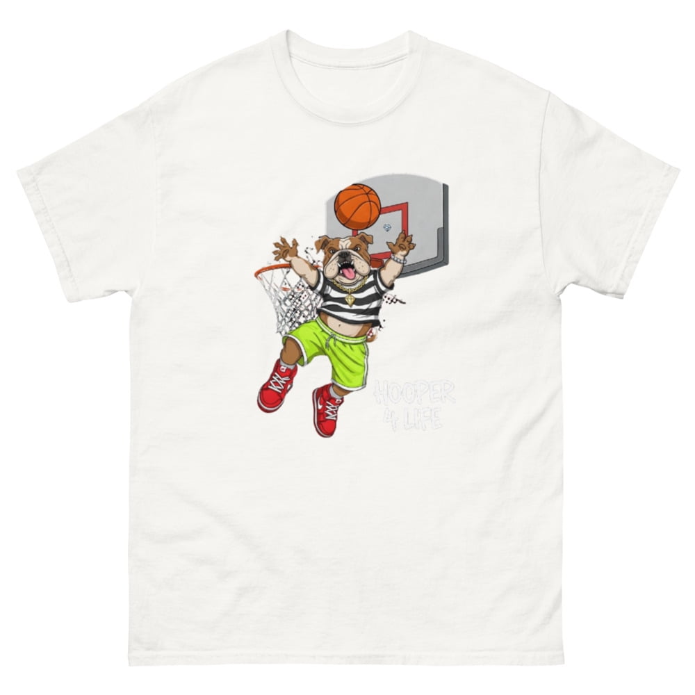 Hooper 4 Life Bulldog Unisex classic tee (White, M) - Walmart.com