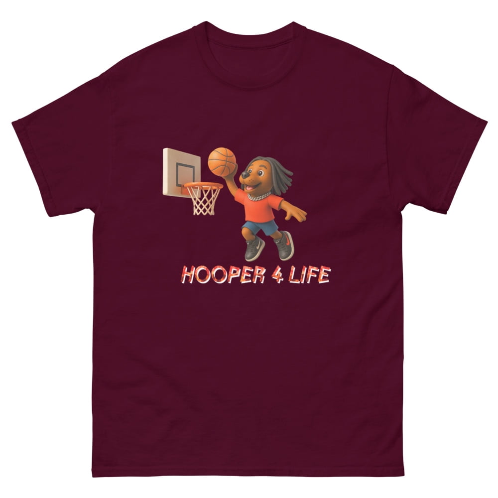 Hooper 4 Life Puppy Unisex classic tee (Maroon, XL) - Walmart.com