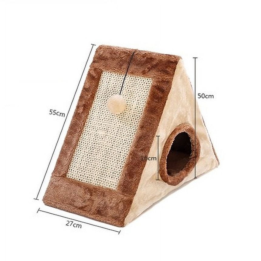 Hoopet Cats and Dogs Universal Pet Litter Cat Climbing Frame Triangle Cat Scratching Board Cat ...