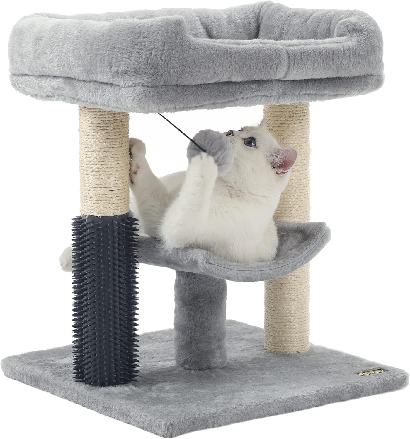 Hoopet 20" Cat Tree Tower, Scratching Post for Indoor Cats with Cozy ...
