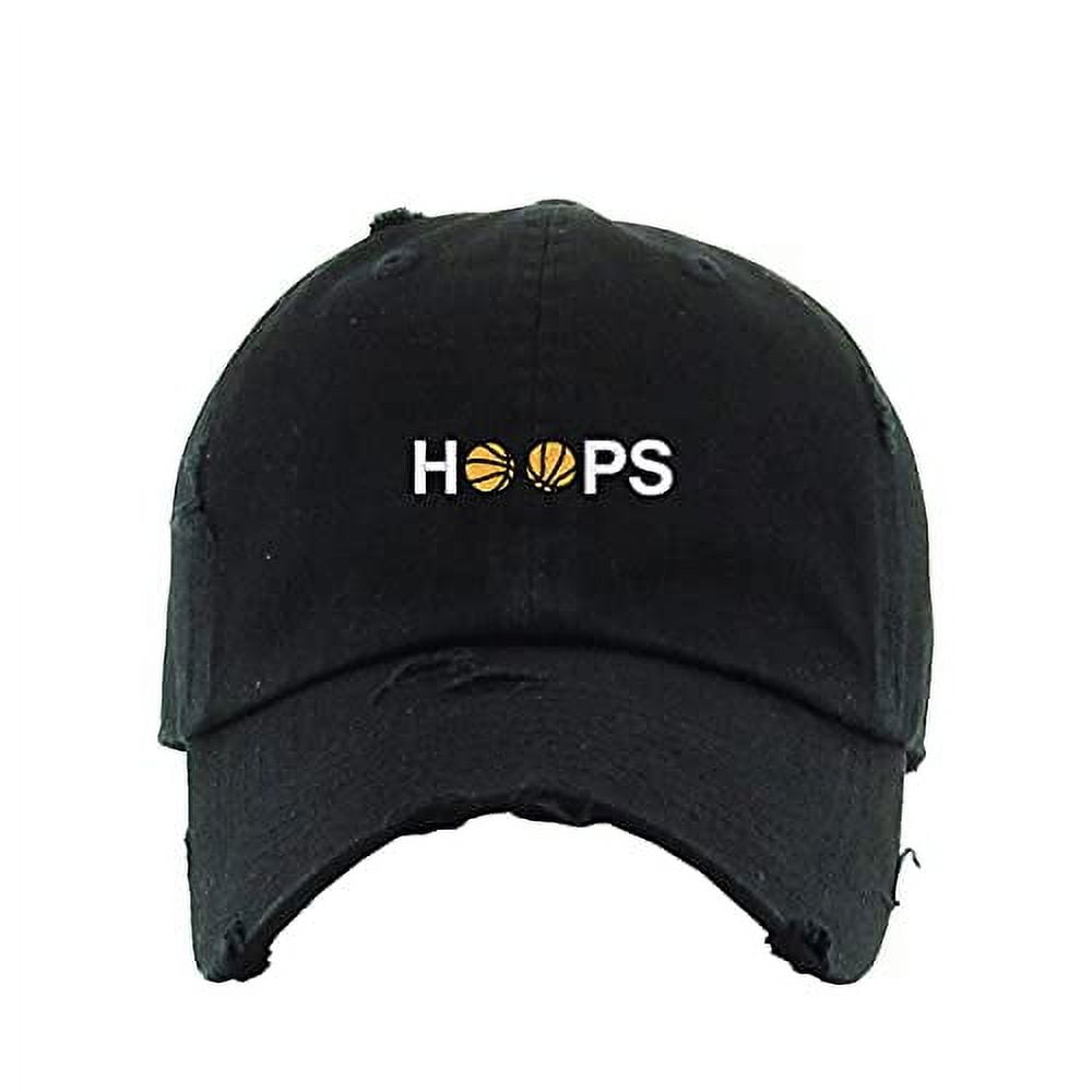 Hoops Basketball Vintage Baseball Cap Embroidered Cotton Adjustable ...