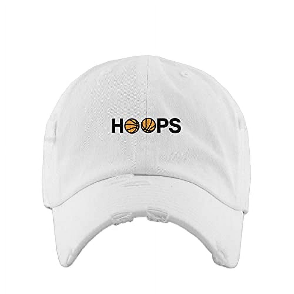 Hoops Basketball Vintage Baseball Cap Embroidered Cotton Adjustable ...
