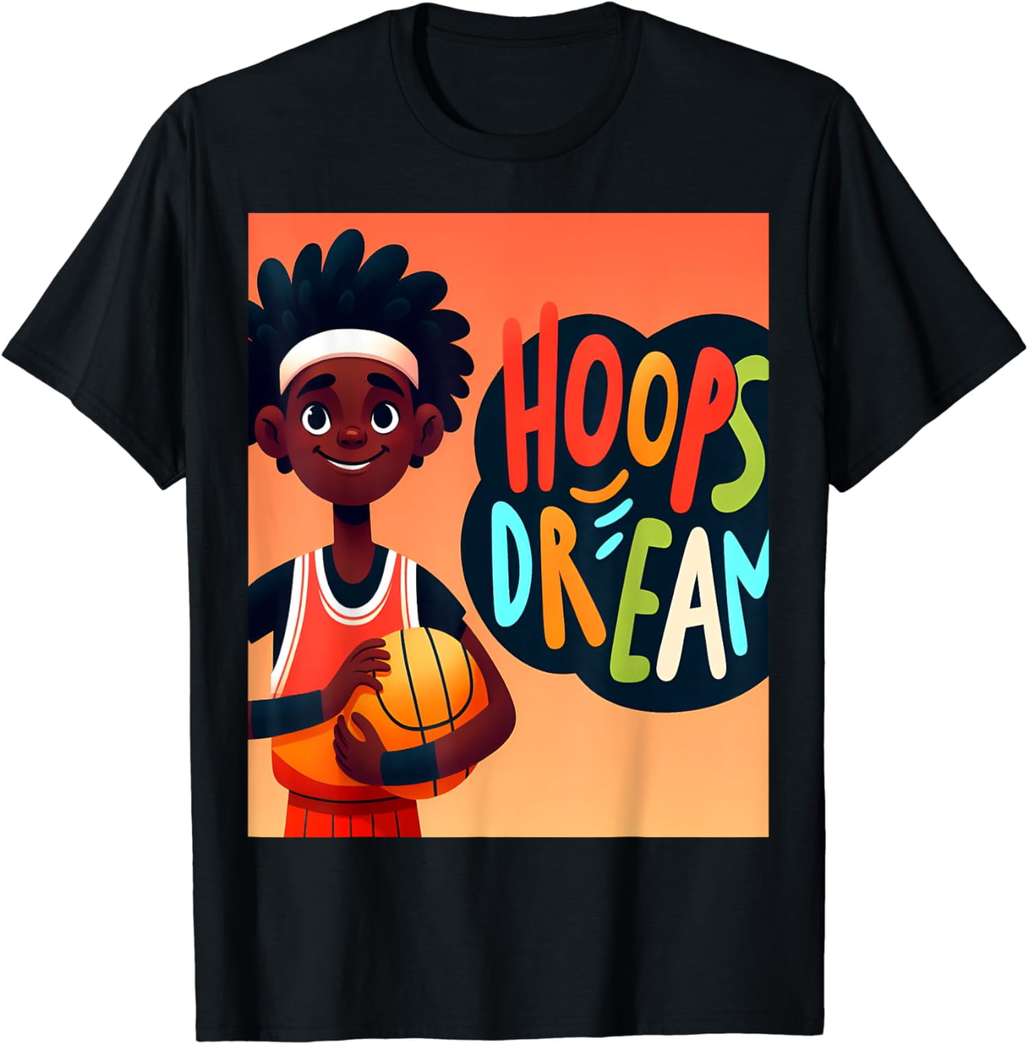 Hoops Dream Basketball Boy T-Shirt - Walmart.com