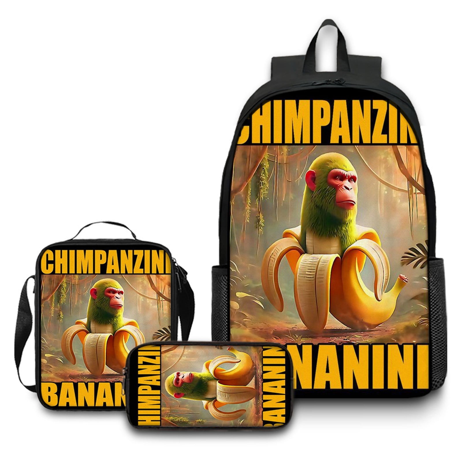 Hooray 16.5" Italian Brainrot Backpack Large Capacity AI Italian ...