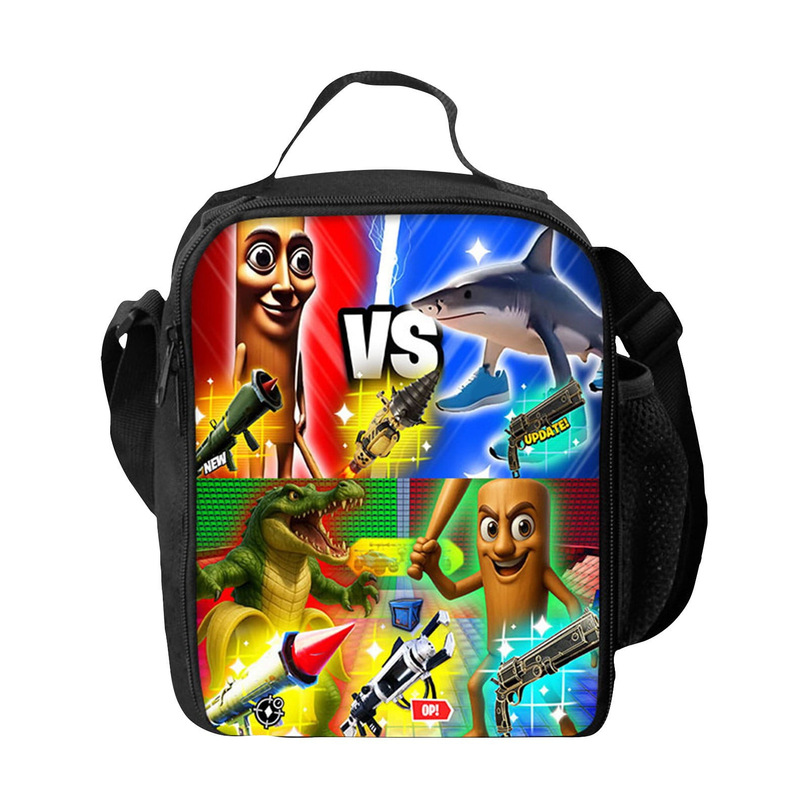 Hooray Cartoon Italian Brainrot Lunch Box, Cute Italian Brainrot Lunch ...