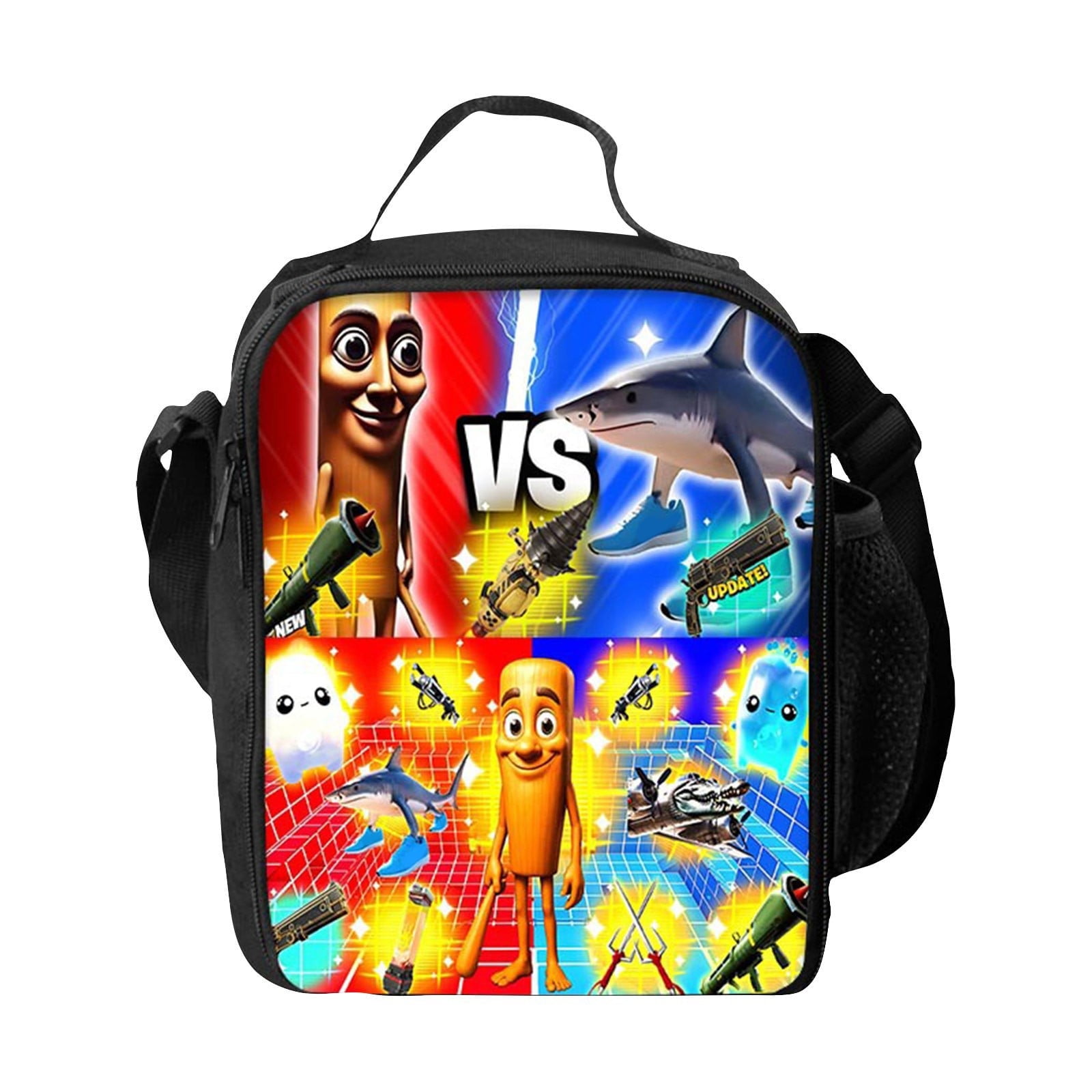 Hooray Cartoon Italian Brainrot Lunch Box, Cute Italian Brainrot Lunch ...