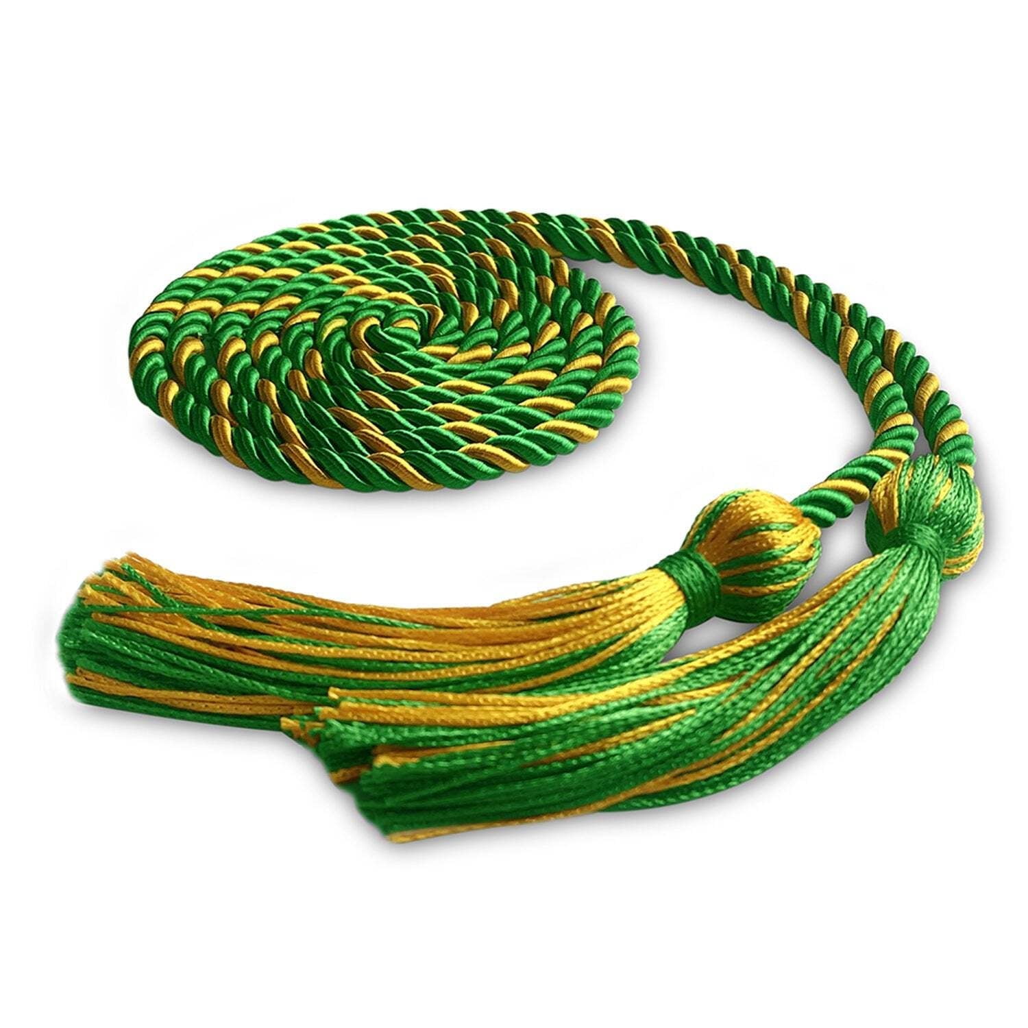 Hooray Graduation Single Graduation Honor Cord Green/Gold - Walmart.com