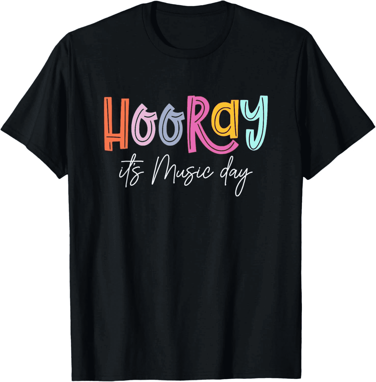 Hooray It's Music Day Music Teacher Back To School Shirt - Walmart.com