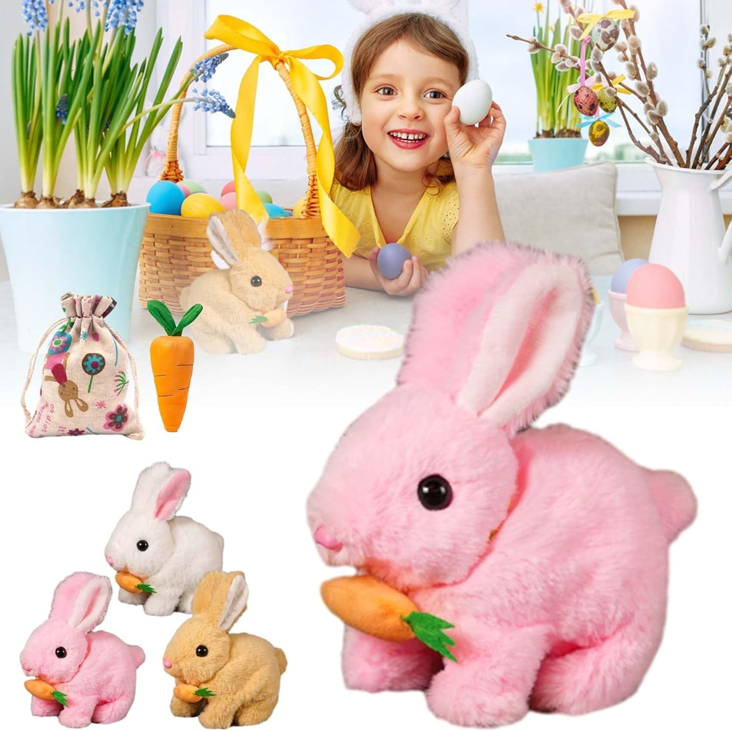 Hooray Realistic Bunny Toy, Realistic Bunny Toy, 1 Pack, 2 in - Walmart.com