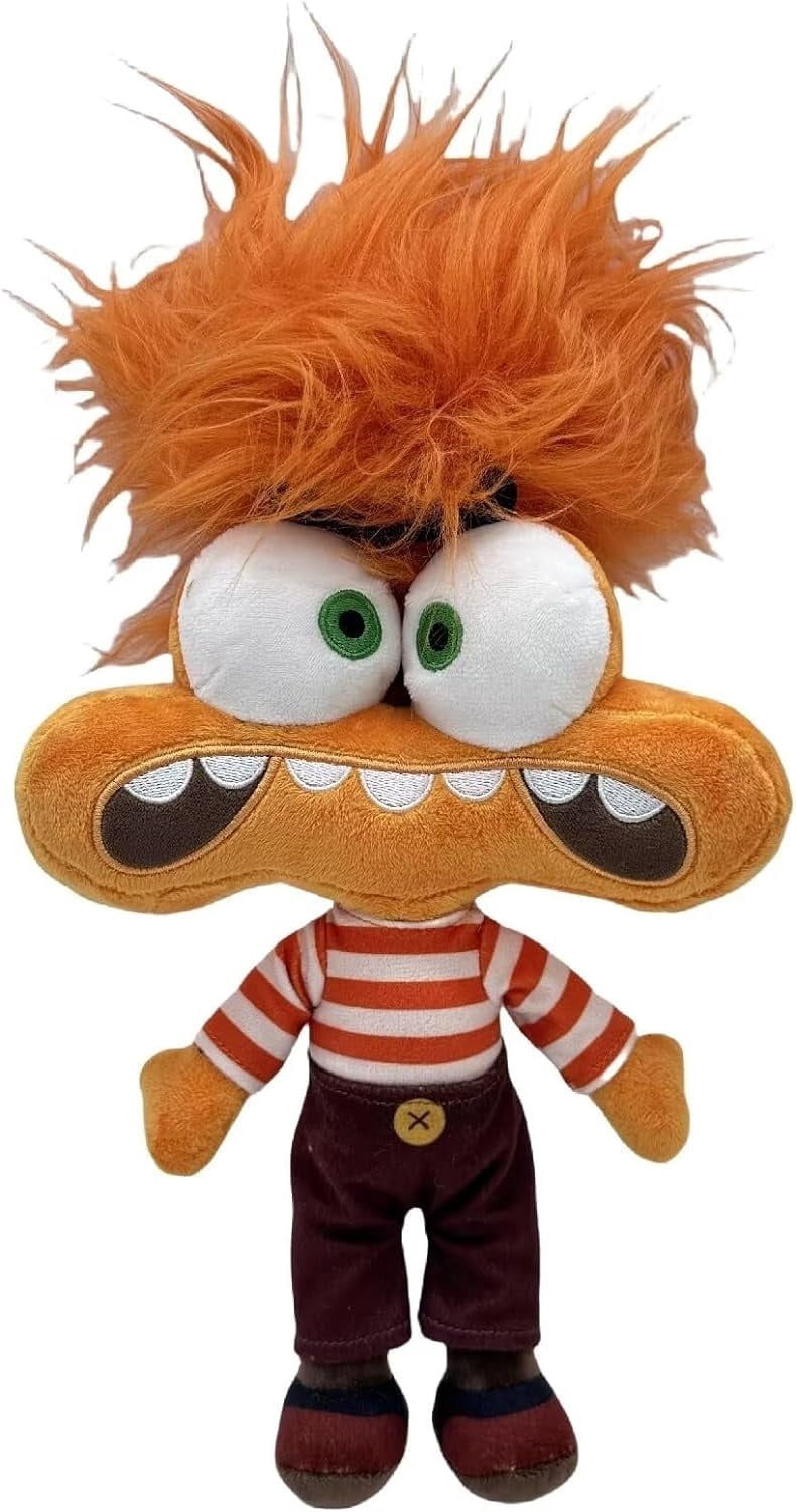 Hooray Toys Inside Out 2 Soft Toy, 15.6" Inside Out Anxiety Plush, Soft ...