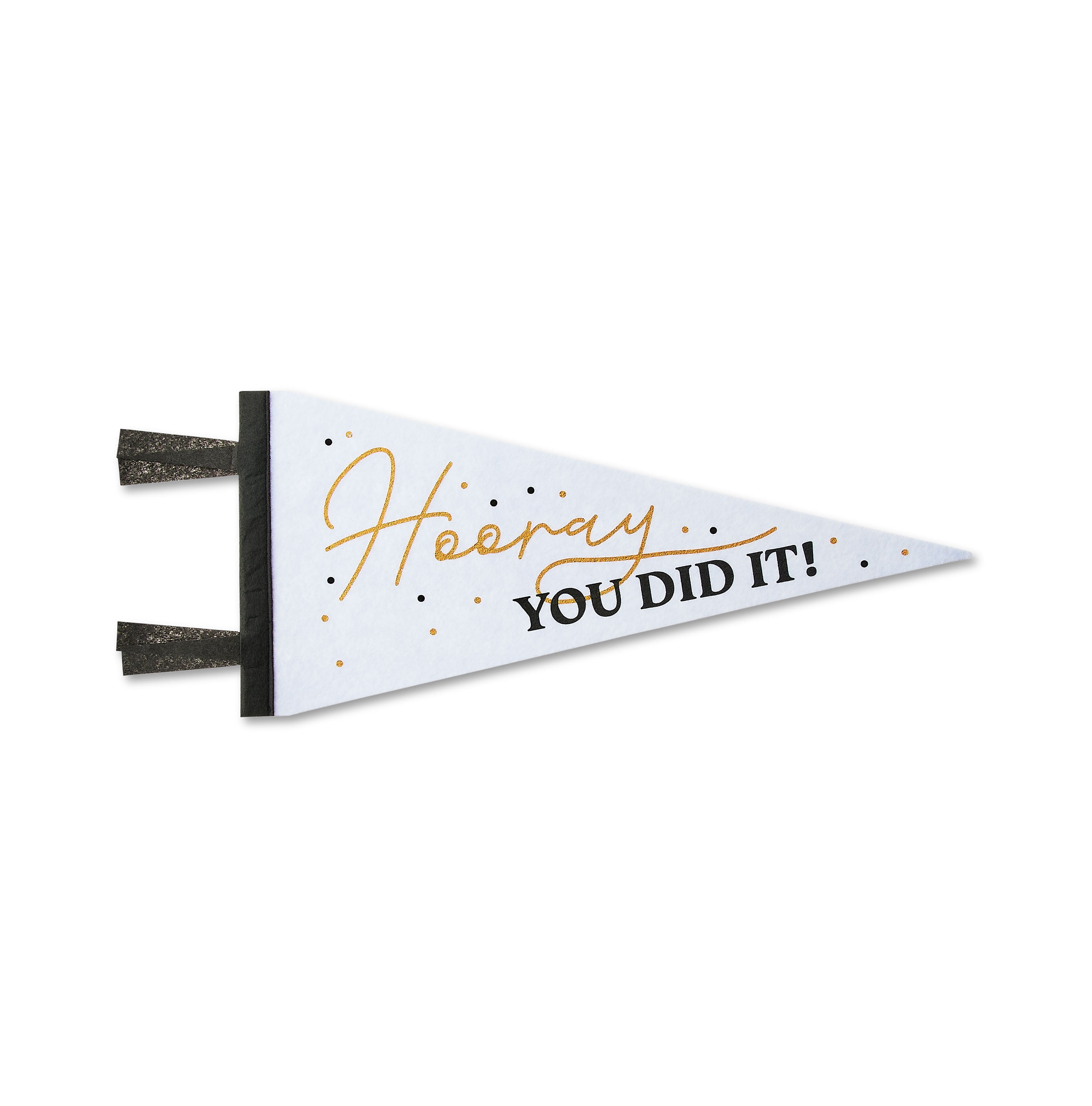 Graduation Large White Hooray Pennant, 23 in x 9 in, by Way To ...