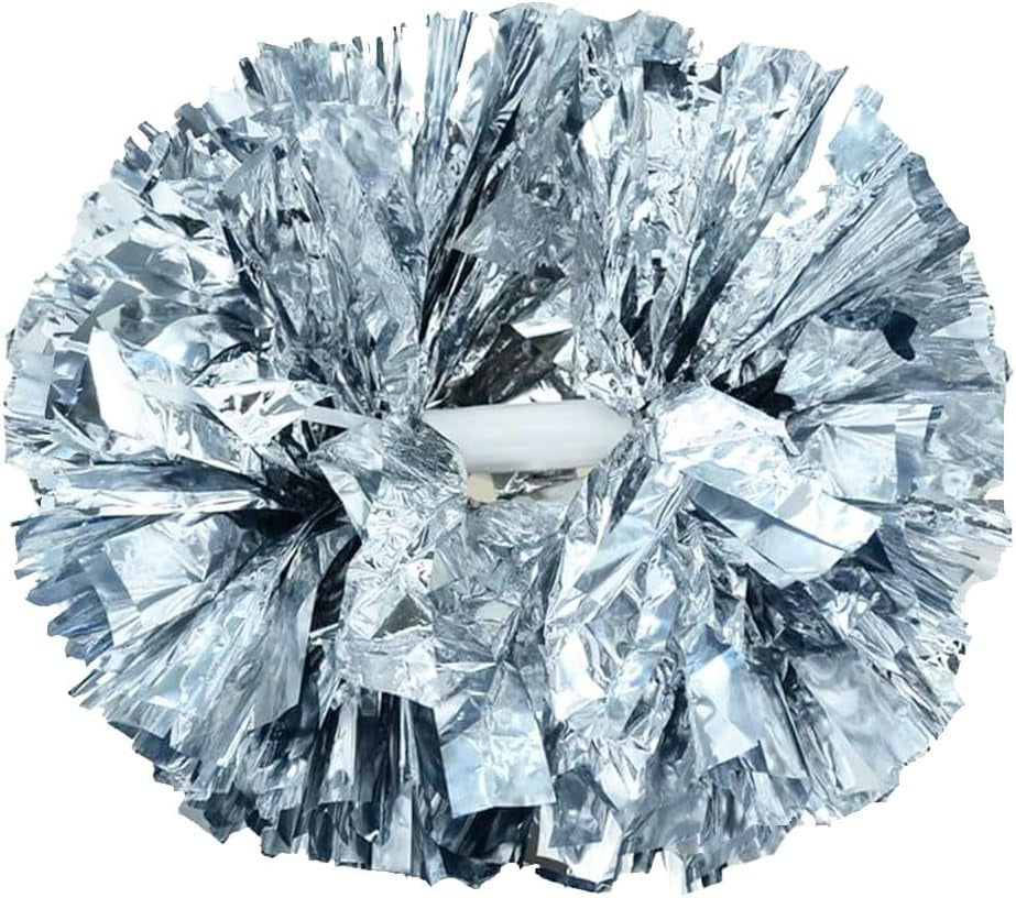 Pom Poms Cheerleading 2 Pack Baton Handle Team Spirit Sports Dance ...