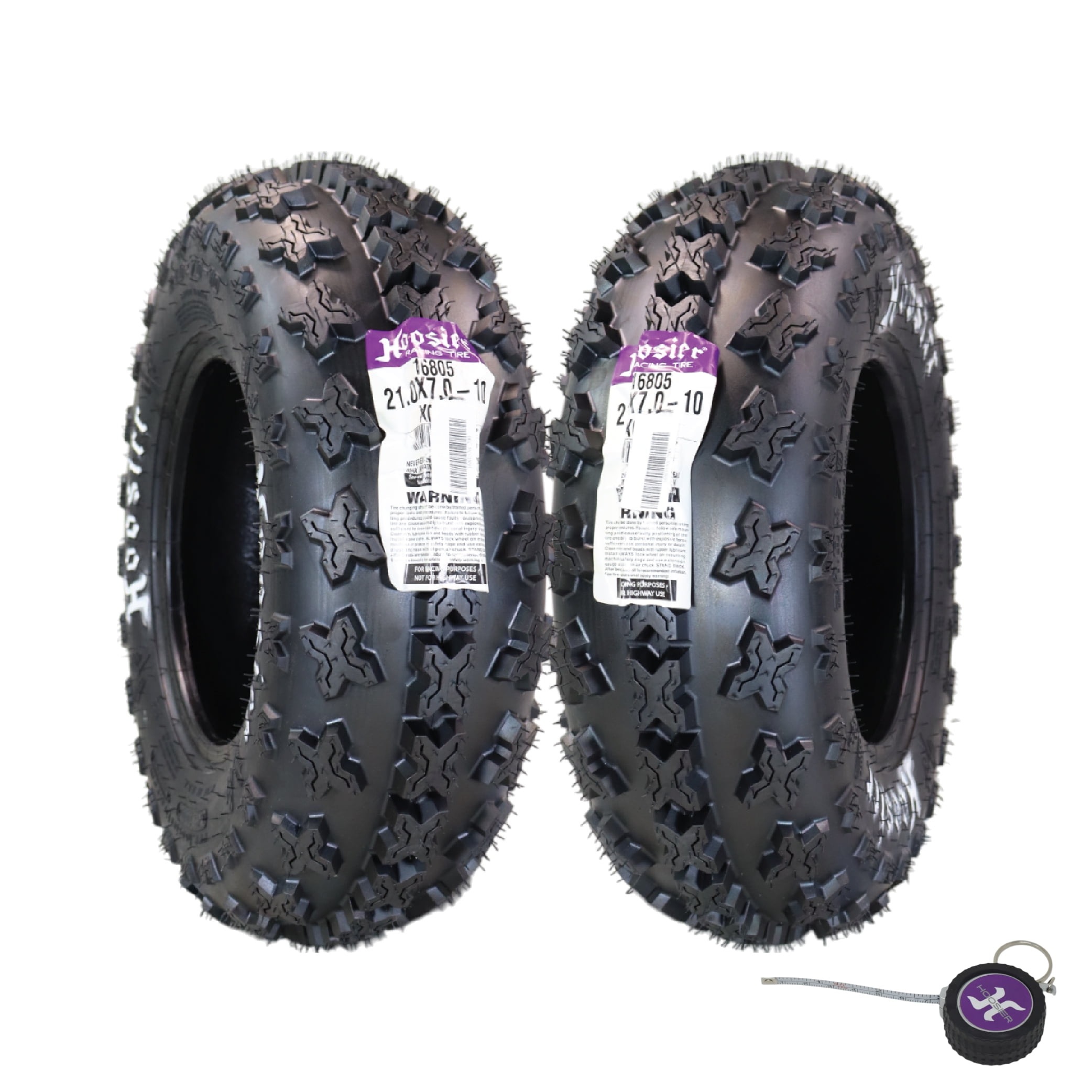 Hoosier Front ATV Tires 21.0X7.0-10 XC200 for Off-Road Racing with ...