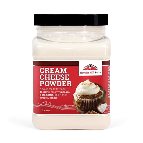 Hoosier Hill Farm Cream Cheese Powder, 1 lb Jar - Walmart.com