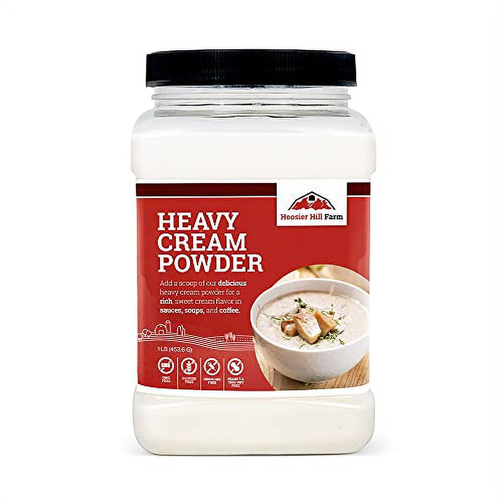 Hoosier Hill Farm Heavy Cream Powder Jar, 1 Pound - Walmart.com