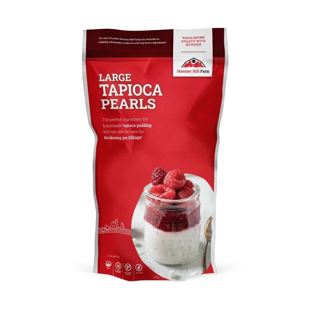 Hoosier Hill Farm Large BDF32 Tapioca Pearls, 2LB (Pack of 1) - Walmart.com
