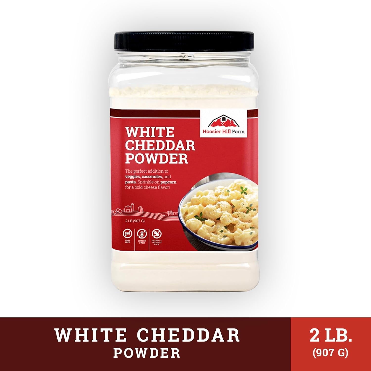 Hoosier Hill Farm White Cheddar Cheese Powder, 2LB (Pack of 1 ...