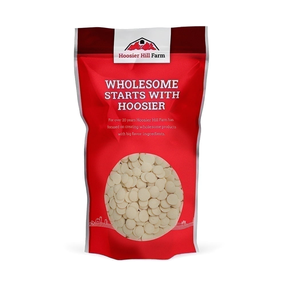 Hoosier Hill Farm White Melting Wafers, 2 lb Bag, Creamy, Silky, Kosher ...