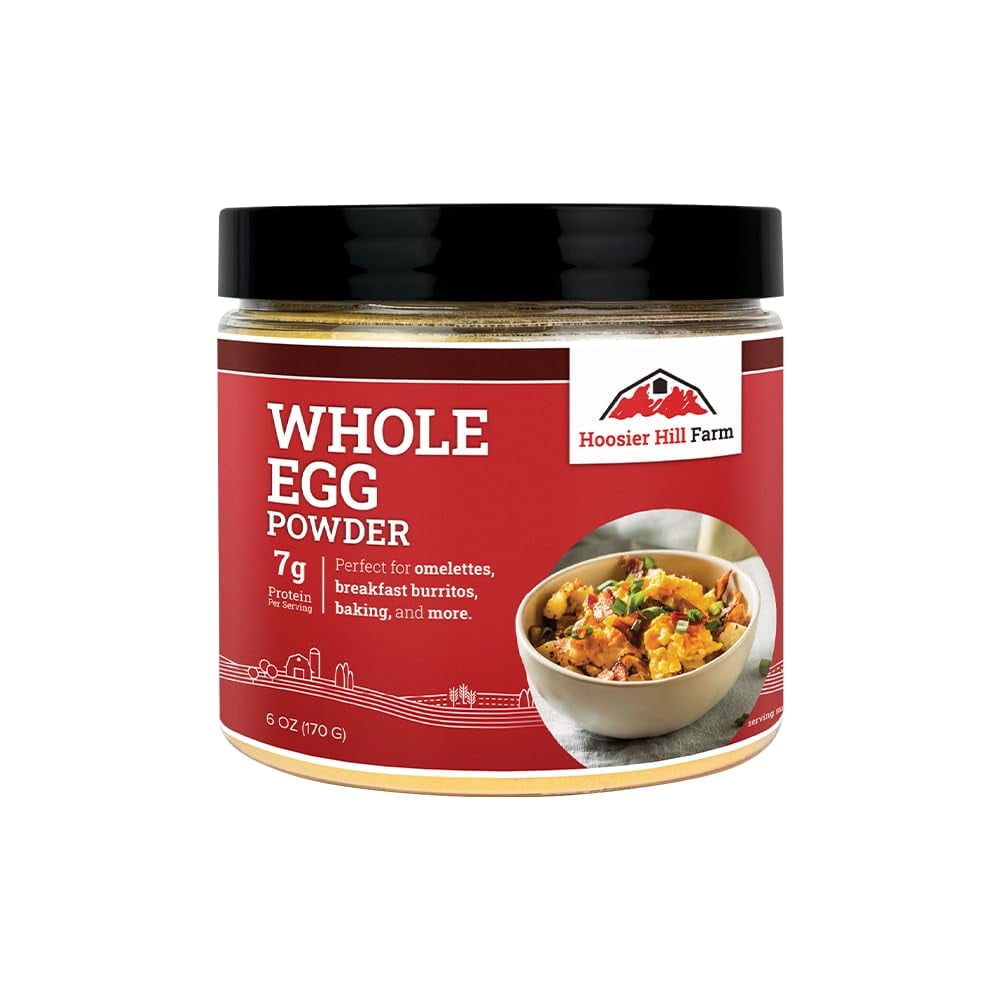 Hoosier Hill Farm Whole Egg Powder, 6 oz Jar - Walmart.com