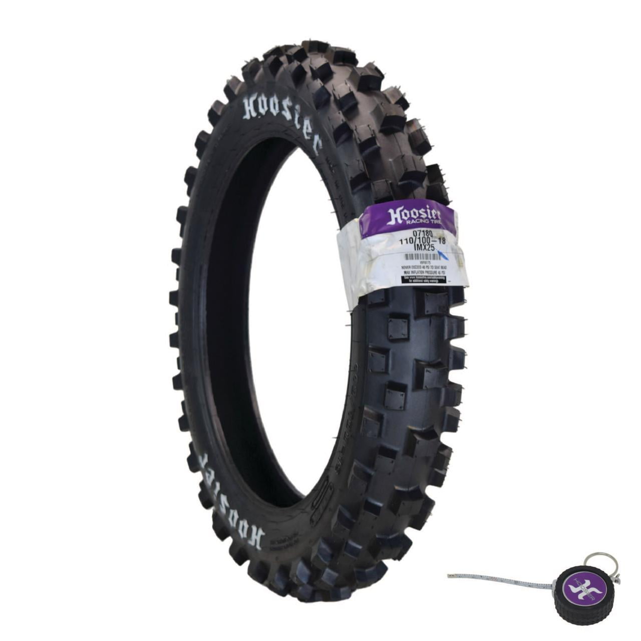 Hoosier Racing Tire 110/100-18 IMX25 Dirt Bike Rear Tube Type Tire ...
