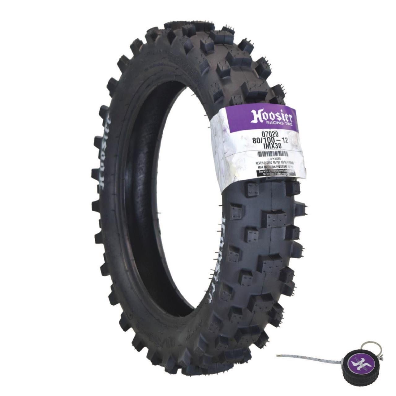 Hoosier Racing Tire 80/100-12 IMX30 Dirt Bike Rear Tube Type Tire Ideal ...