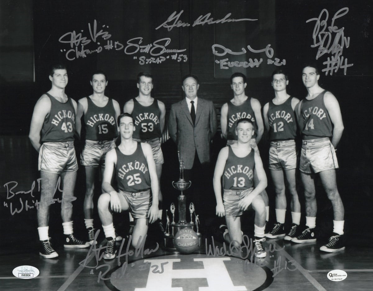 Hoosiers Cast Signed Autographed 11X14 Photo Gene Hackman 8 Autos ...