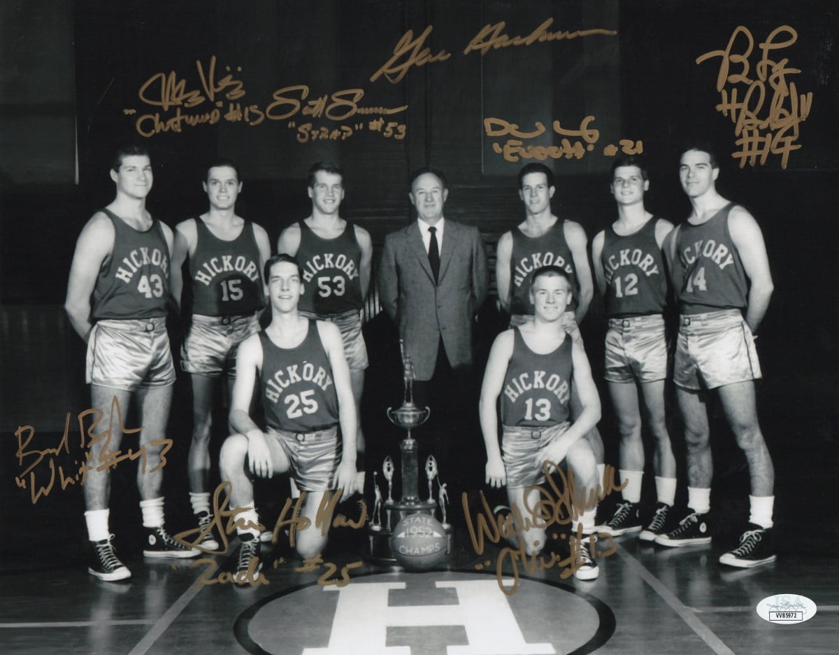 Hoosiers Cast Signed Autographed 11X14 Photo Gene Hackman 8 Total Autos ...
