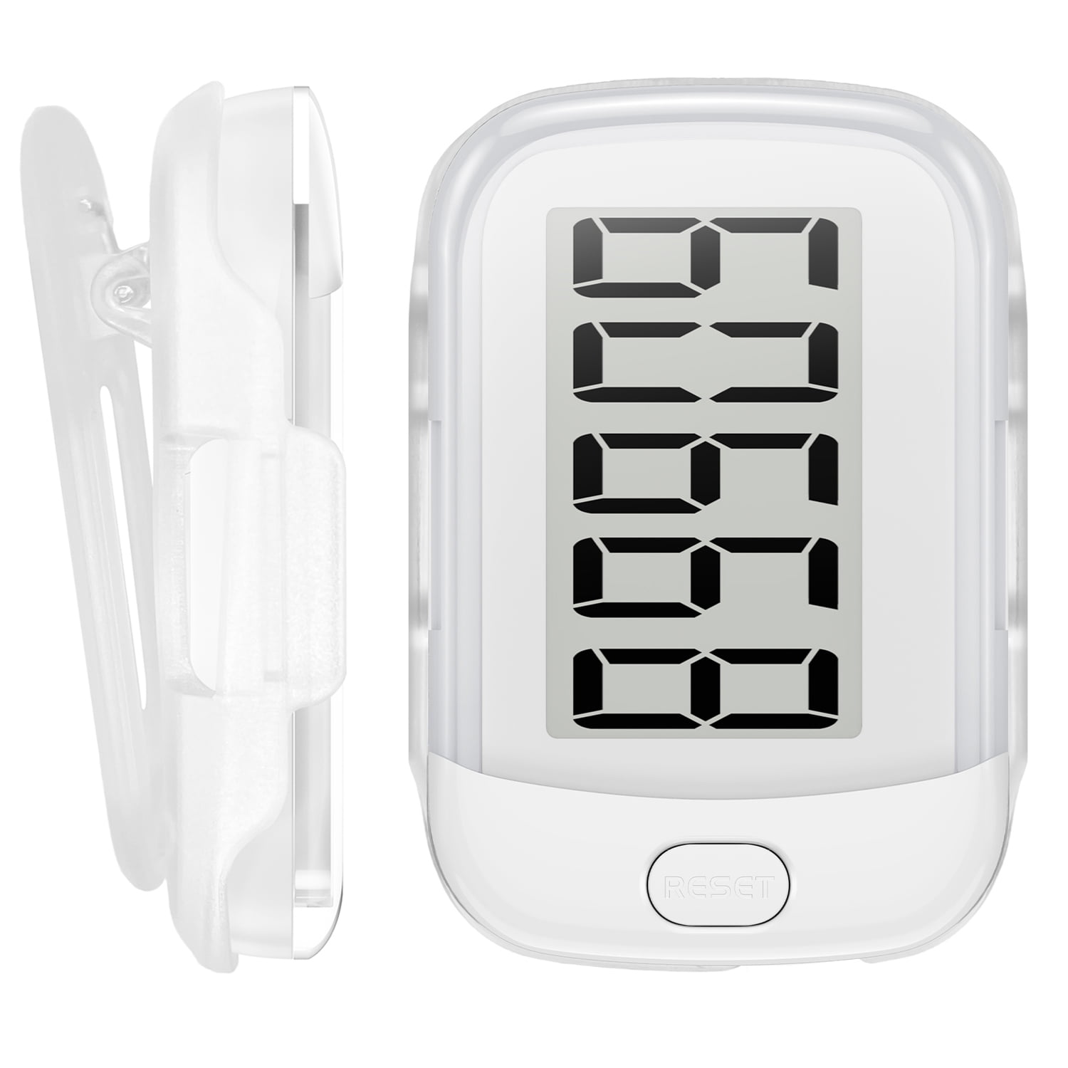 Hootek 3D Pedometer for Walking, Simple Step Counter with Large Digital ...