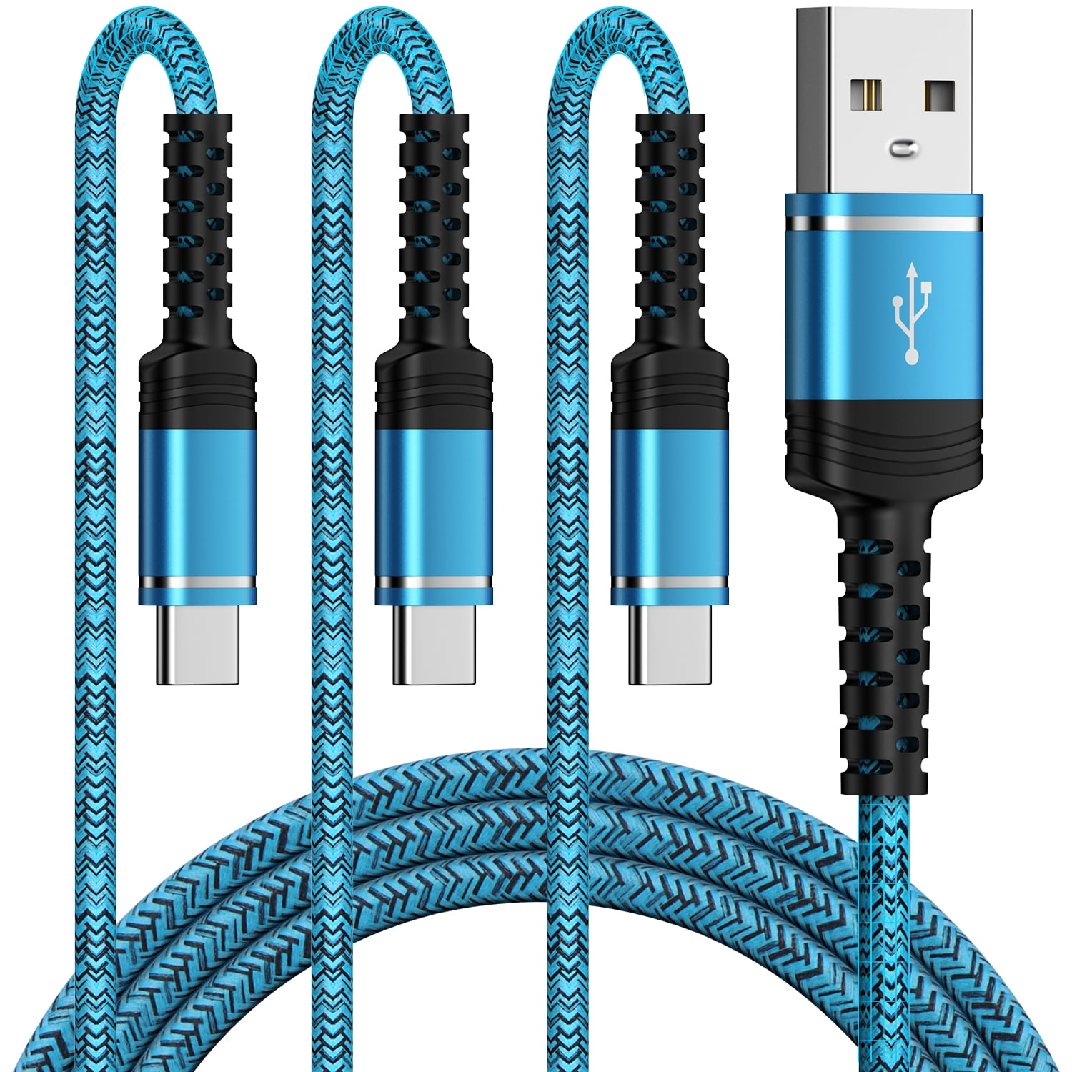 Hootek USB C Charging Cable, 3 Pack Fast Charging Type C Charging Cord ...