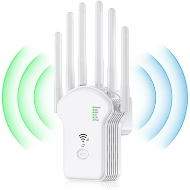 WiFi Extender Signal Booster,WiFi Booster with 1200Mbps Dual Band，WiFi ...