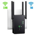 WiFi Extender Signal Booster, WiFi Repeater 2.4&5GHz Dual Band WiFi Extender, WiFi Booster with ...